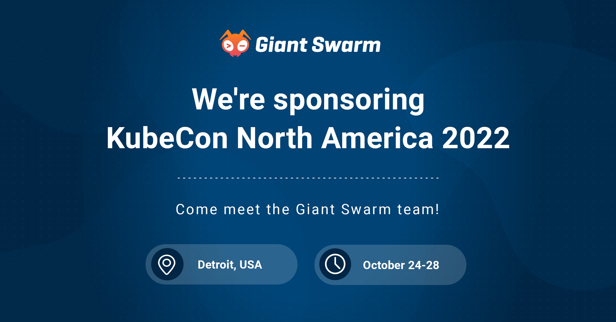 Meet Us At Kubecon Na In Detroit
